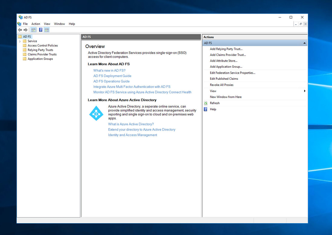 Azure MFA as Primary Authentication and Configuring Microsoft ADFS