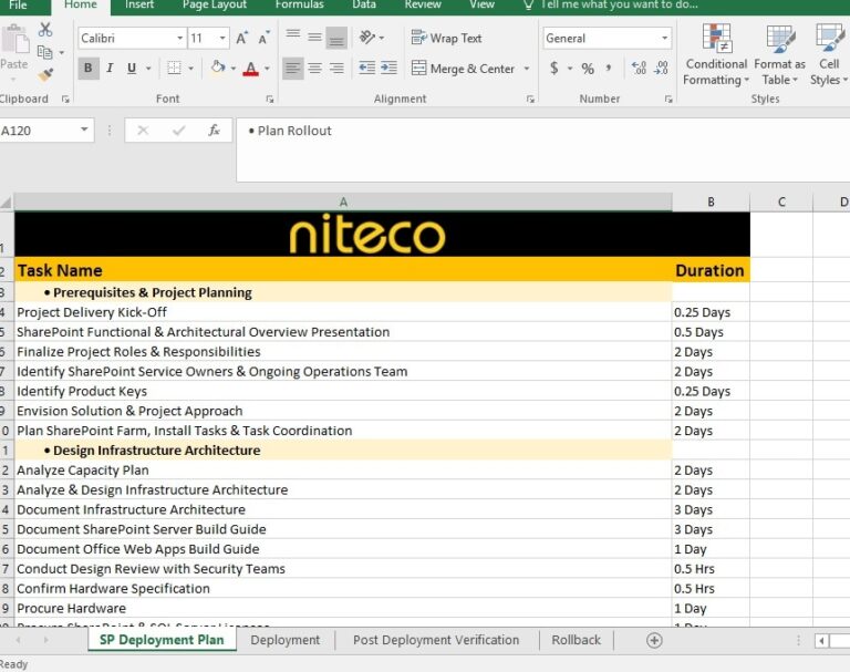 Key Project Management Tasks for SharePoint Intranet Deployment - SP Hammad